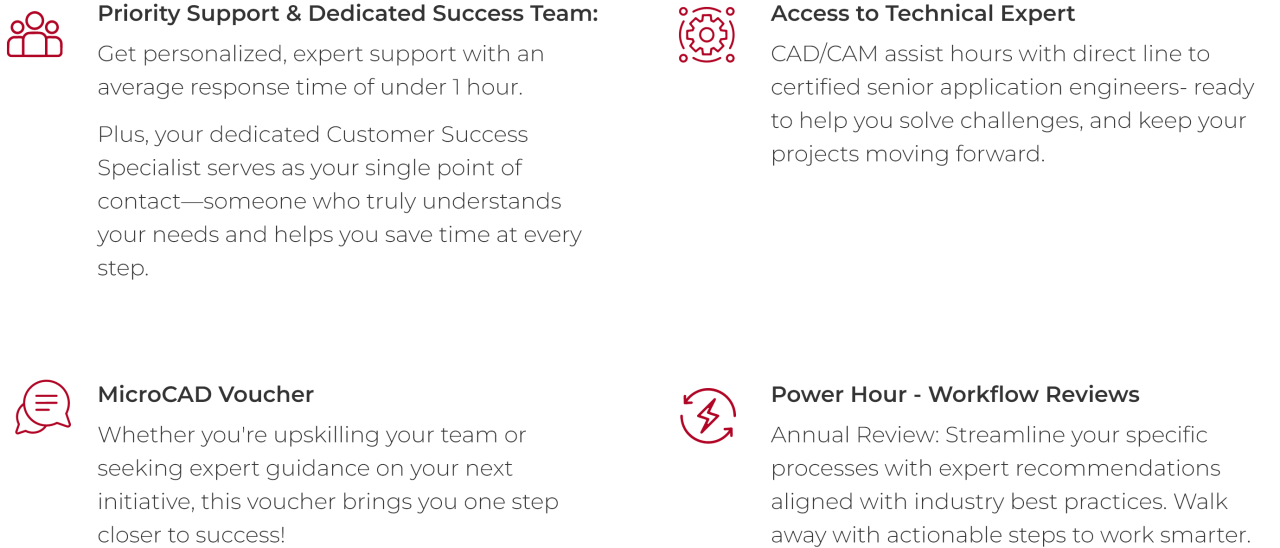 MicroCAD Support Packages - MicroCAD Training and Consulting