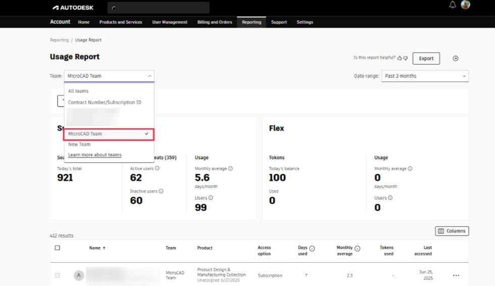 How to get the usage report from Autodesk - MicroCAD Training and ...